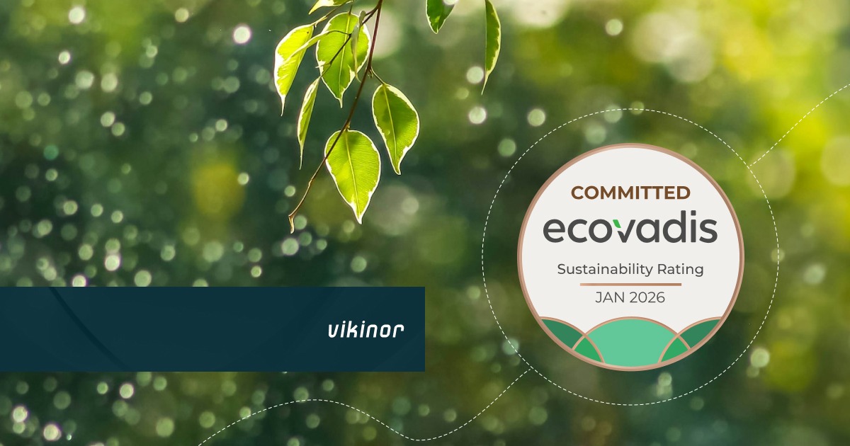 Vikinor earns EcoVadis Committed badge - Vikinor